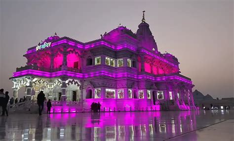 50 Best Prem Mandir Vrindavan Images Prem Mandir Night View Photos
