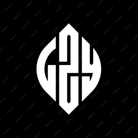 Premium Vector Lzy Circle Letter Logo Design With Circle And Ellipse Shape Lzy Ellipse Letters