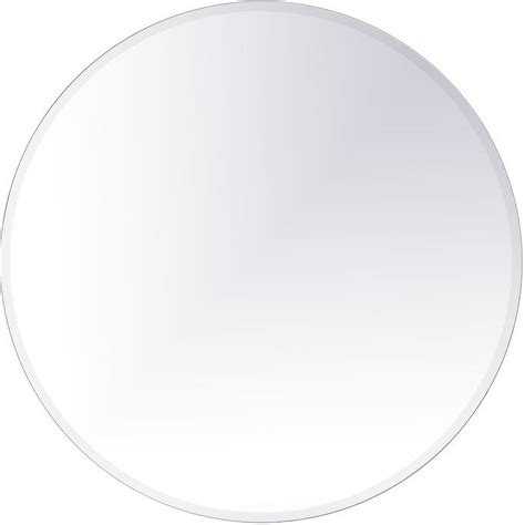 Gracin Clear Round Mirror Mr401942 By Elegant Lighting 1stopbedrooms
