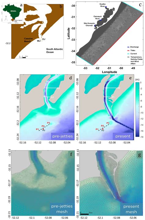 Influence Of Long Jetties On Coastal And Estuarine Hydro