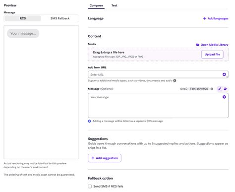 Create An Rcs Message