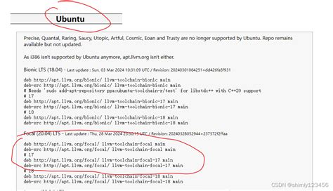 使用 apt get 安装一些 llvm 相关的依赖 还有 llvm 本身 以及安装老版本 llvm csdn博客