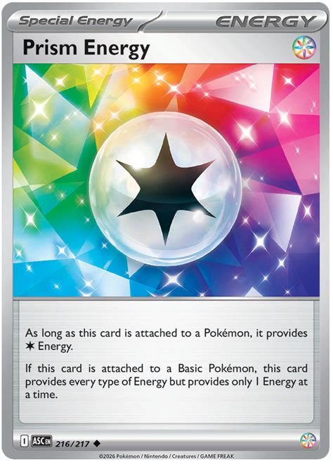 Prism Energy 216217 Uncommon Pokemon Card Mega Evolution Ascended