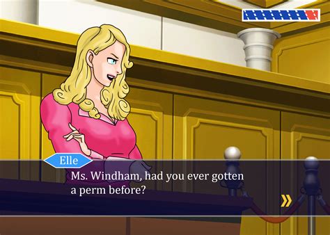 Liam Macstravic Elle Woods Ace Attorney