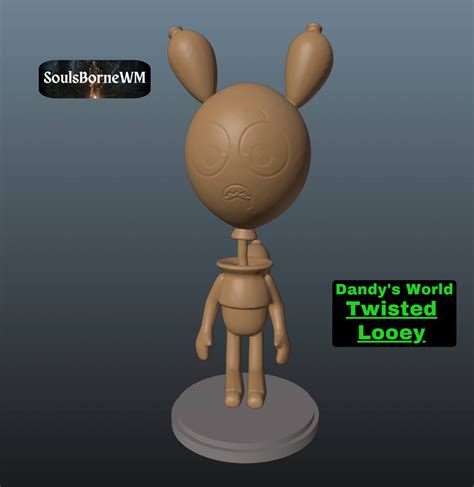 Dandys World Twisted Looey 3d Model By Soulsbornewm