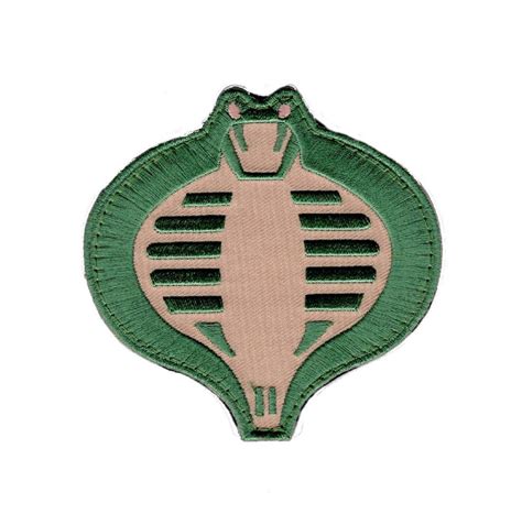 Gi Joe Cobra Patch Embroidered Hook Miltacusa