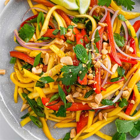 Thai Green Mango Salad Recipe Quick And Easy