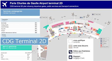 Map Of Paris Airport Transportation Terminal Paris Charles De Gaulle