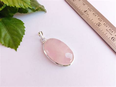 Natural Rose Quartz Pendant Necklacerose Quartz Pendant Necklace