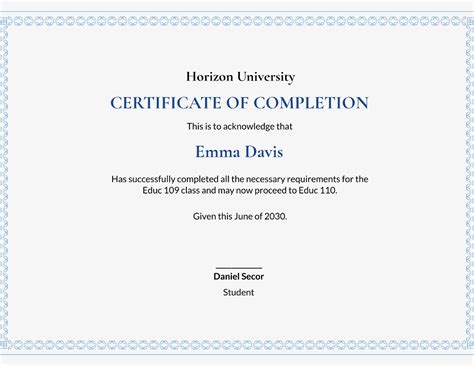 Free First Aid Training Completion Certificate Template To Edit Online