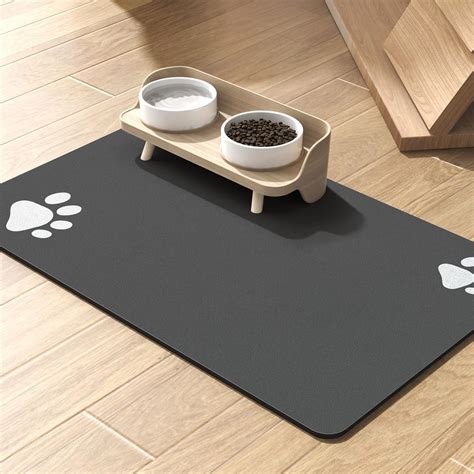 Lyssiid Alfombrilla Absorbente Para Comederos Y Bebederos De Mascotas