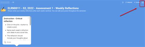 Work On A Padlet Assignment Original Elearning University Of