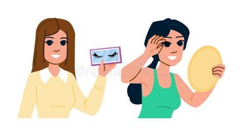 Beauty False Eyelashes Vector Stock Vector Illustration Of Eyelash