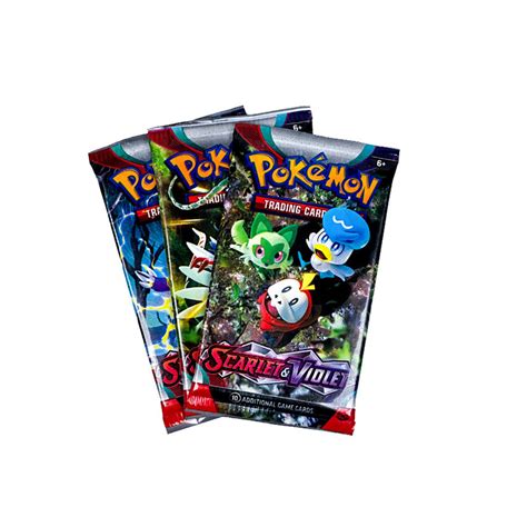 Pokémon • Scarlet And Violet 1 Booster Pack Black Screen Records