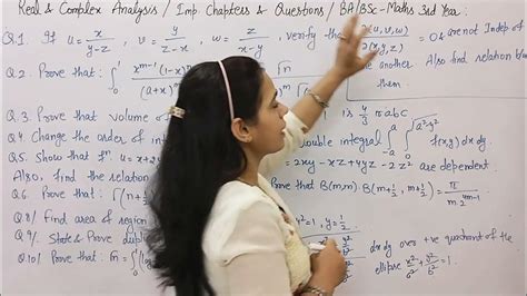 🔥important 🎯 Questions 🎯 Chapter🔥 Real And Complex Analysis Babsc Maths Sem 6th Exam 2024