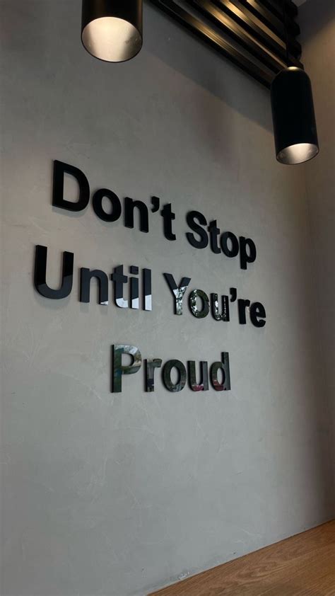 Push Until Youre Proud No Excuses Frase Motivazionale Poster Da