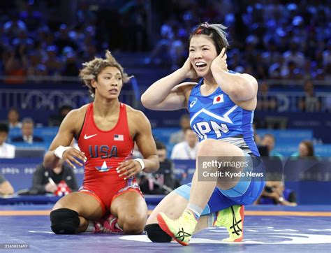 Japans Yuka Kagami Reacts After Beating Kennedy Alexis Blades Of The News Photo Getty Images