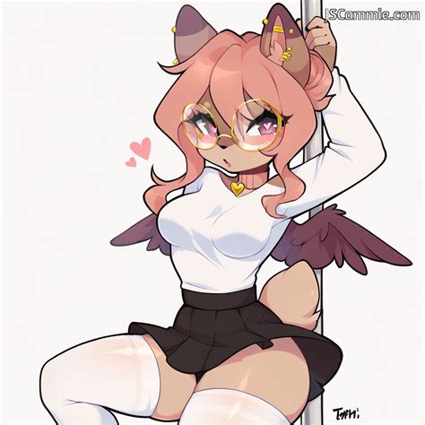 Suggestive Score 9 Score 9 Up Solo Hazel Typh 1girl Best Quality Furry Brown Fur Pink