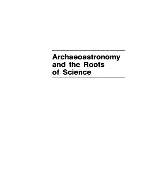 Archaeoastronomy Krups Pdf Science Stonehenge