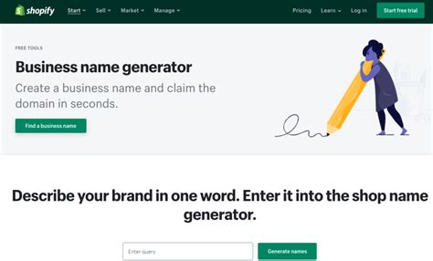 Top 5 Free Shopify Store Name Generator Tools