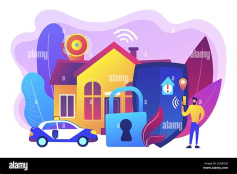 Security Systems Design Concept Vector Illustration Stock Vector Image And Art Alamy