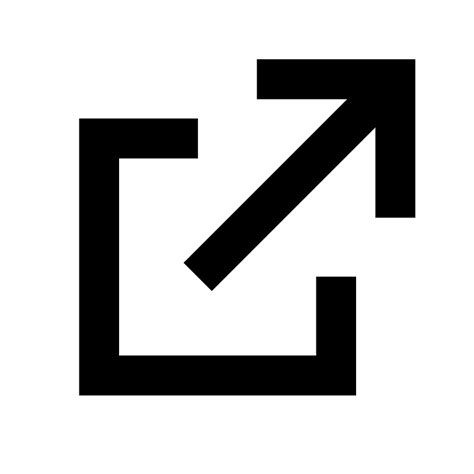Open External Vector SVG Icon SVG Repo