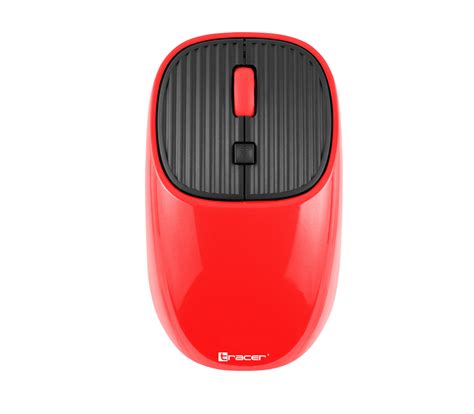 Mouse Wireless Tracer Wave Rosu Carrefour Romania