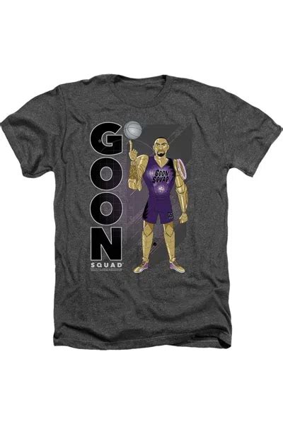 Gildan Space Jam 2 Goon Squad Chronos Adult Heather Tee T Shirt In