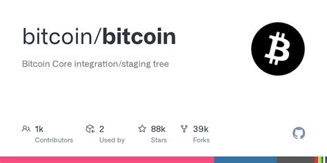 Github Bitcoinbitcoin Bitcoin Core Integrationstaging Tree