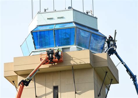 Offutts Air Traffic Control Tower Receives Face Lift Offutt Air