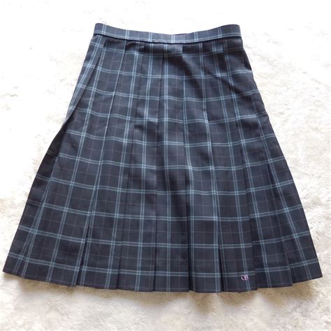 制服市場 東京都 都立 墨田川高校 女子 制服 ブレザー スカート セーター ベスト 4点セット 大きめ