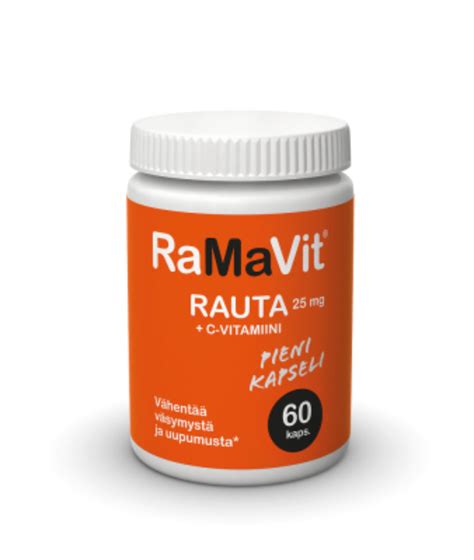 Ramavit Rauta 25 Mg 60 Kaps Verkkoapteekki