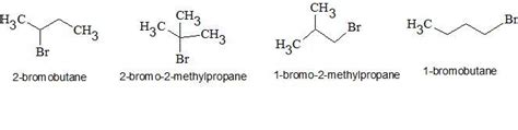 C4h9br Lewis Structure Isomers