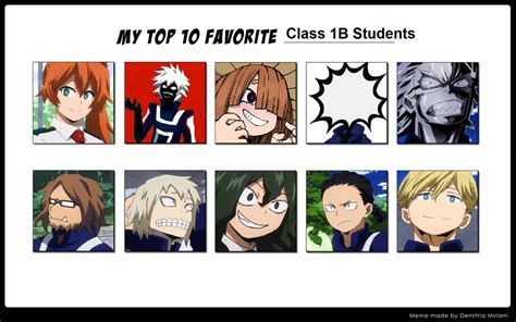 My Favorite Class 1b Students Top 10 Meme By Jokussj On Deviantart