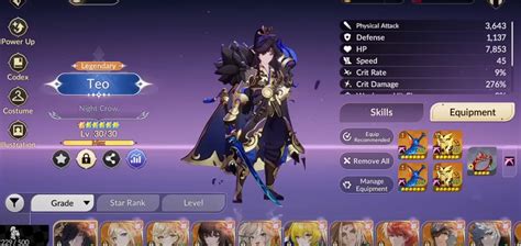 How To Build Teo In Seven Knights Rebirth Best Builds Every