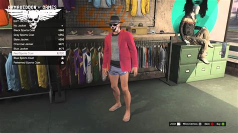 Gta 5 Online Free Roam All Clothing Stores Youtube