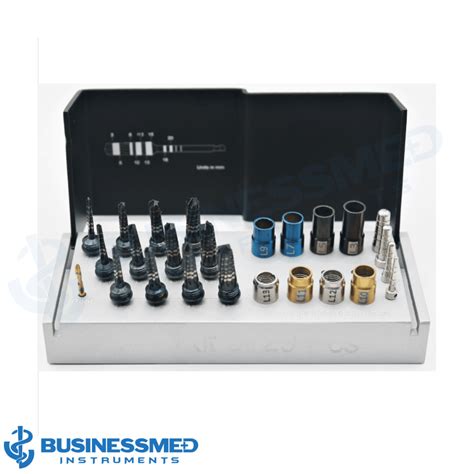 Burs Drivers With Stoppers Drills Kit Osseodensification