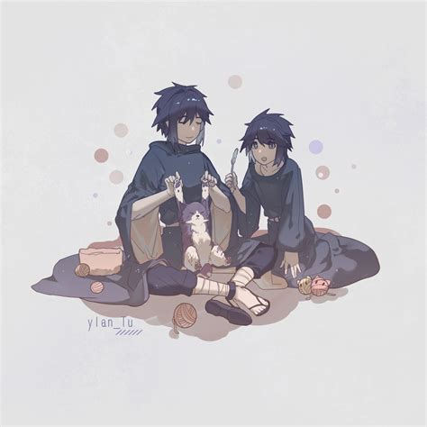Uchiha Madara And Uchiha Izuna Naruto And 1 More Drawn By Ylan Tu