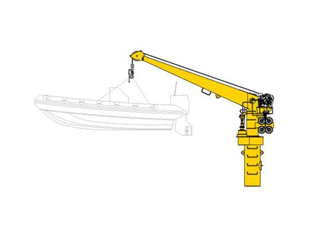 Davit Crane D Series Davit Allied Marine Crane