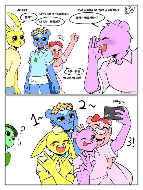 Htf Cómic 14 Selfie Happy Tree Friends Happy Tree Friends Flippy