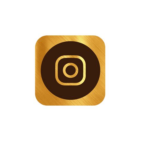 Instagram Logo Gold Pngs For Free Download