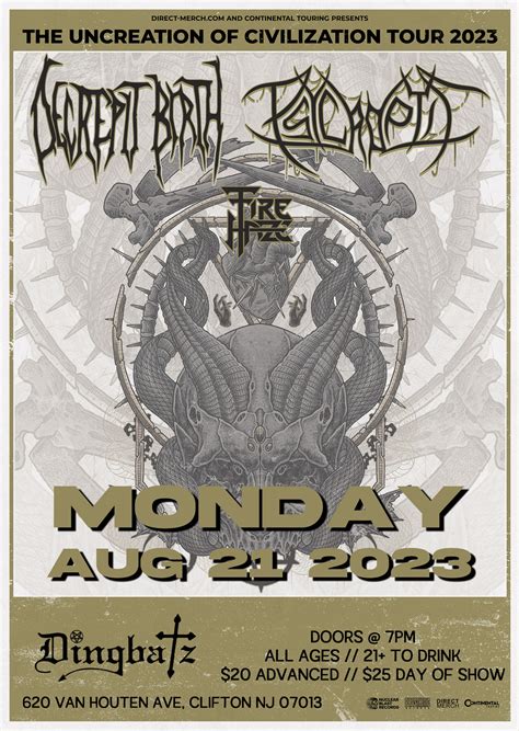 Decrepit Birth Psycroptic Firehaze Dingbatz