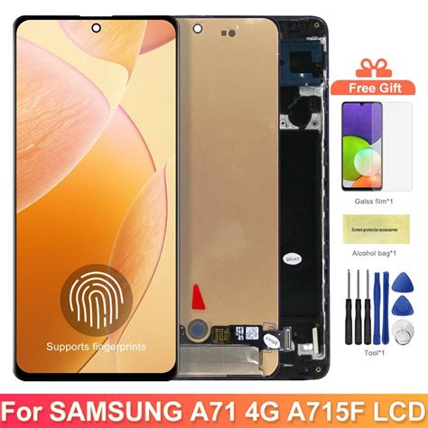 67 Amoled A71 Screen Assembly For Samsung Galaxy A71 A715 A715f