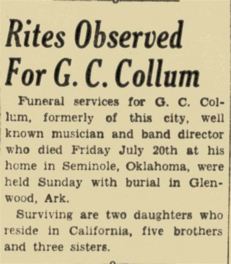 Gilford Charles Collum 1892 1951 Find A Grave Memorial