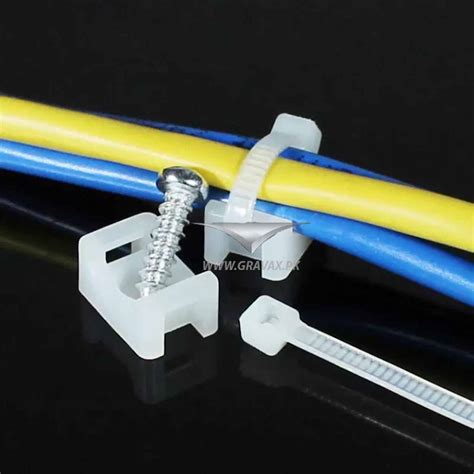 10pcs Cable Tie Fixing Seat Saddle Shaped Wire Fixing Seat Wire Clip
