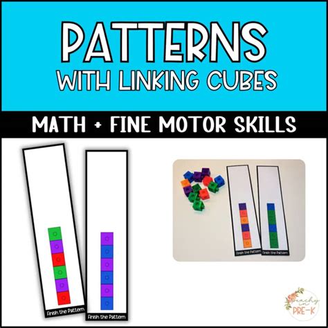 Pattern Recognition And Extension With Linking Cubes By Peachy In Pre K