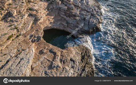 Giola Natural Sea Water Pool Located Thassos Island Greece — Stock