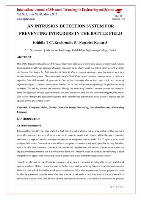 pdf an intrusion detection system for preventing intruders …ijates