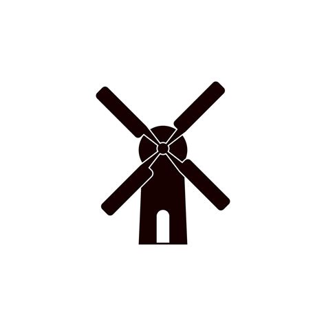 Mill Vector Icon Illustration 23197575 Vector Art At Vecteezy