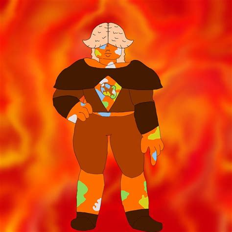 Im New To Drawing But Heres My Gemsona Fire Agate Off Color R